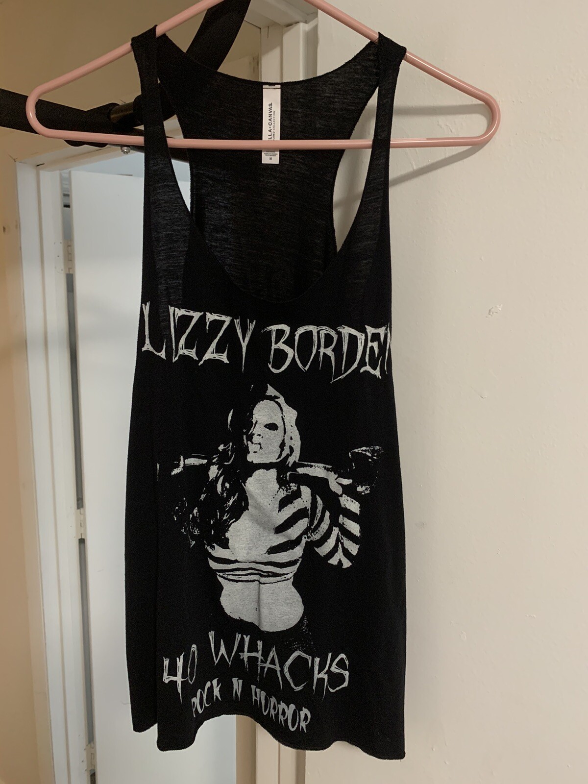 Lizzy Borden 40 Whacks Rock N Horror Band Shirt Sleeveless Tank Women’s ...