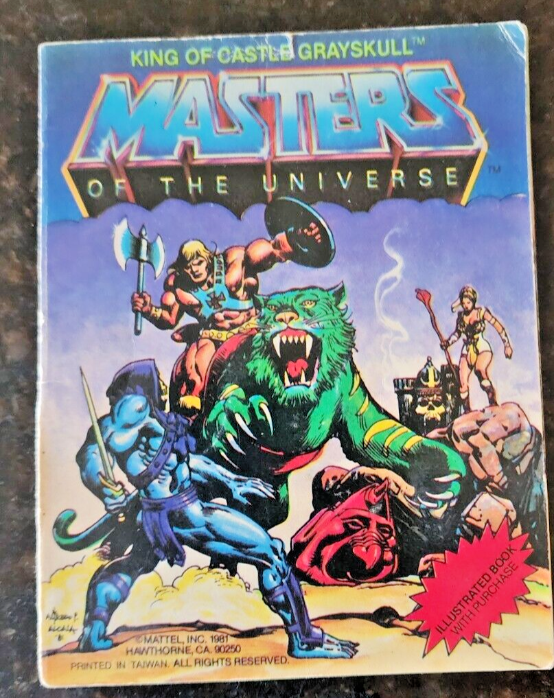 King of Castle Grayskull Masters of the Universe Mattel 1982 Mini Comic ...