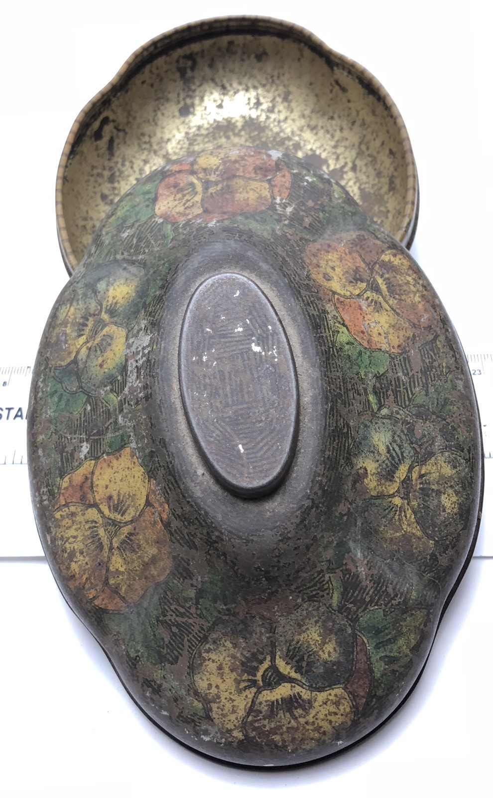 Antique Vintage Late Victorian Tin with Lid - Rowntrees of York ...