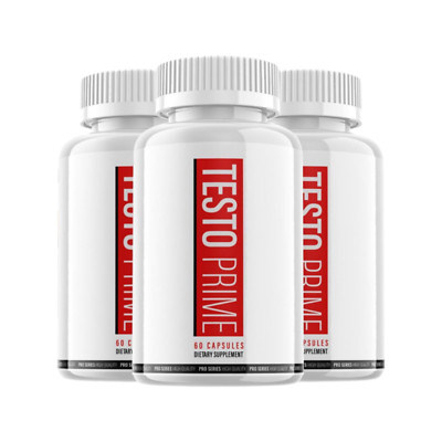 3-Pack Testoprime Capsules Extra Strength Formula Testo Prime- (180 ...