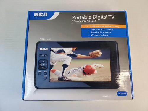 RCA RTV86073 Portable Digital LCD TV With Antenna Complete In Box Fully ...