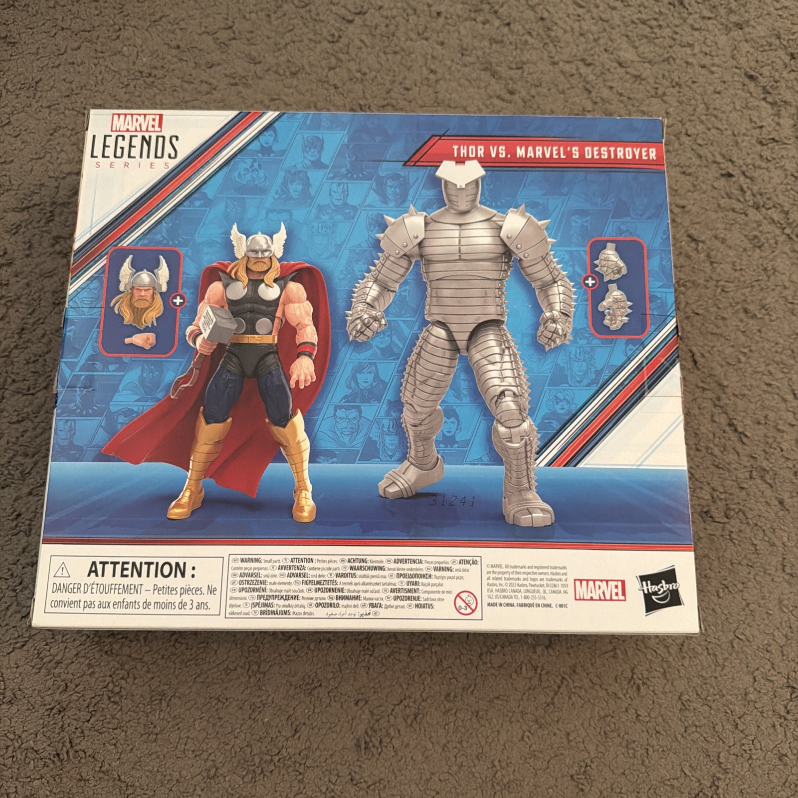 Marvel Legends Avengers 60th Anniversary - Thor & Destroyer Action ...