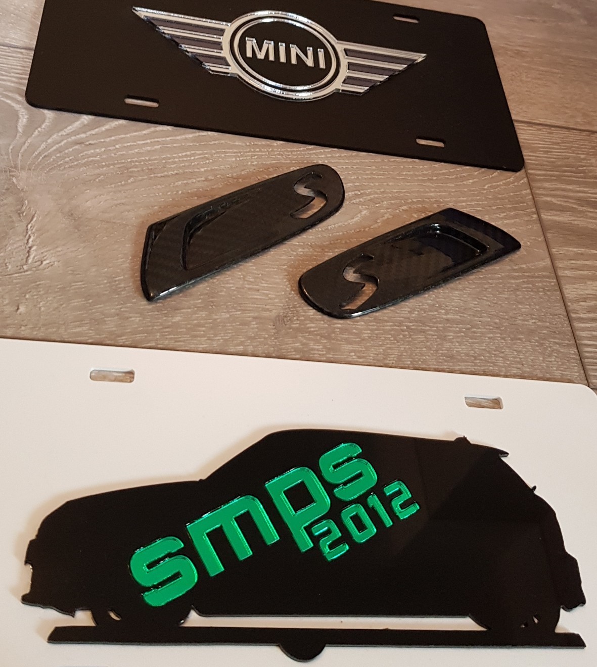 Mini Cooper S F56 Carbon Fibre Side Indicator Scuttle Covers (F55, F57 ...