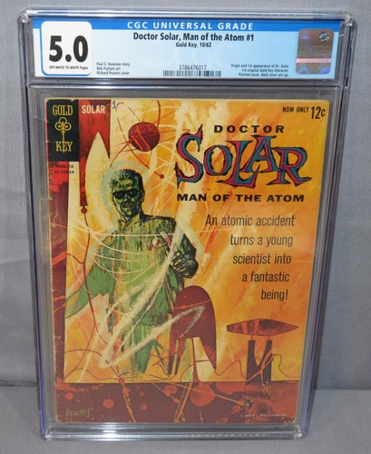DOCTOR SOLAR, MAN OF THE ATOM #1 (Origin & First app) 5.0 VG/FN Gold ...