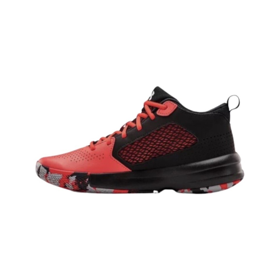 NIB Under Armour UA Lockdown 5 Basketball Shoes Black/Red 3023949 Sz 12 ...