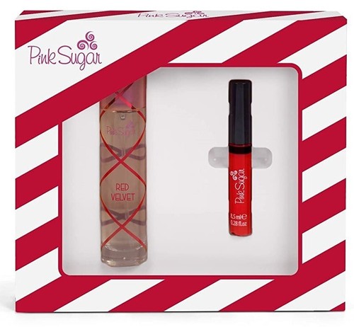 Pink Sugar Red Velvet Perfume Women 2 pcs GIFT SET 1.7 oz EDT Spray ...