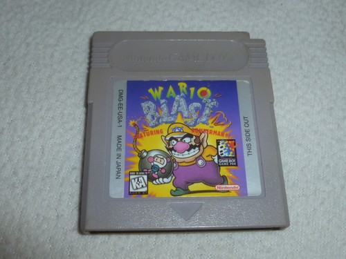 NINTENDO GAMEBOY GAME CARTRIDGE WARIO BLAST COLOR ADVANCE CART | eBay