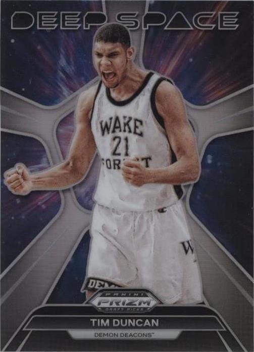 2024 Panini Prizm Draft Picks - Deep Space Tim Duncan #24 Silver Prizm ...