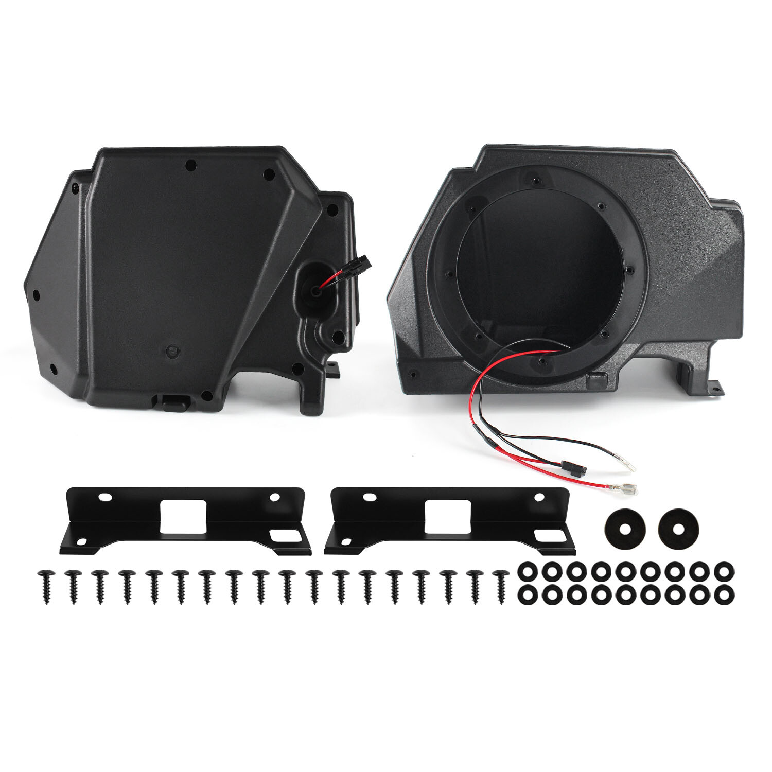 6.5 inch Rear Seat Speaker Pods Mount For 2020-2024 Polaris RZR PRO XP ...