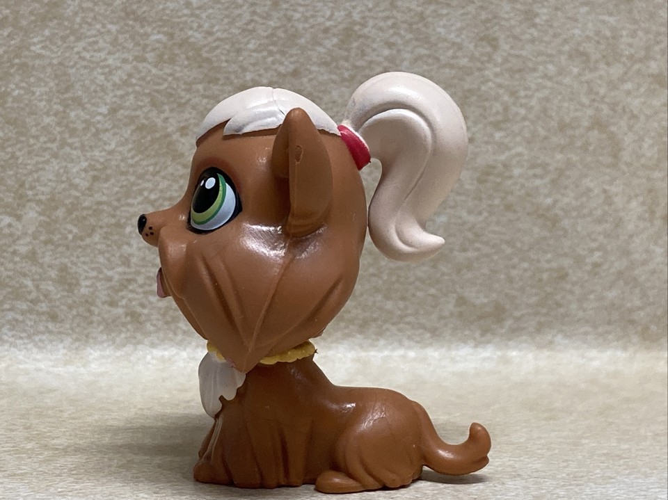 Littlest Pet Shop LPS #3802 Yorkie with Green Eyes Terri Bowman ...