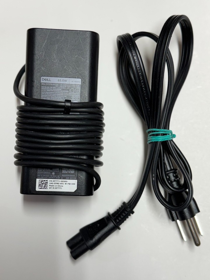 Genuine Dell 65W USB Type-C AC Power Adapter HA65NM190 DA65NM190 ...