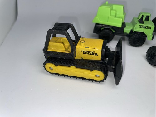 5 Vintage Tonka Demolition Truck Mini 3”Bulldozer. 1994/ Garbage Trucks ...