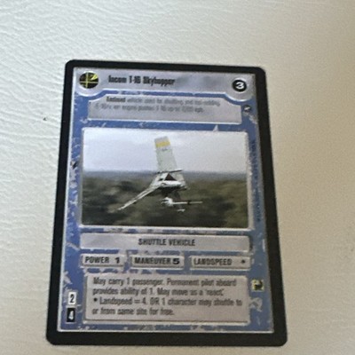 SWCCG: Incom T-16 Skyhopper A New Hope Star Wars CCG Decipher | eBay