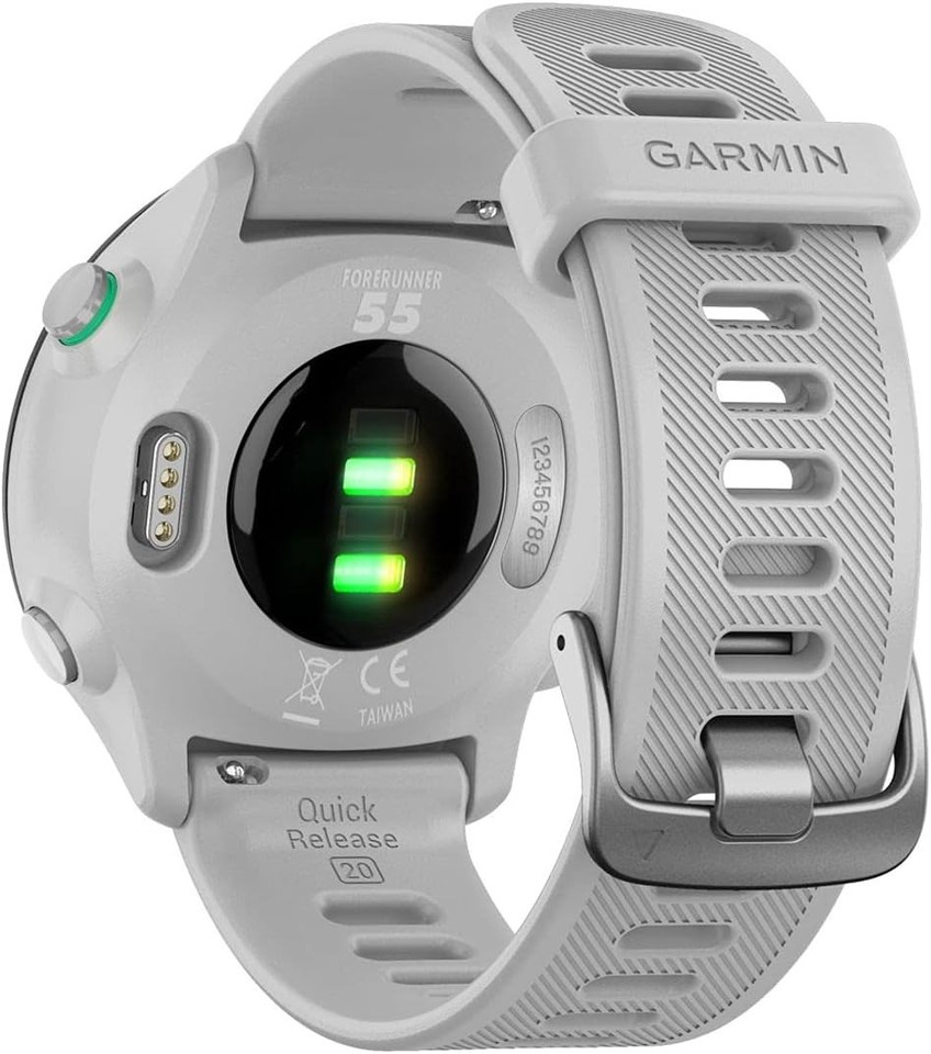 Garmin Forerunner 55 GPS Running watch White Open Box never used ...