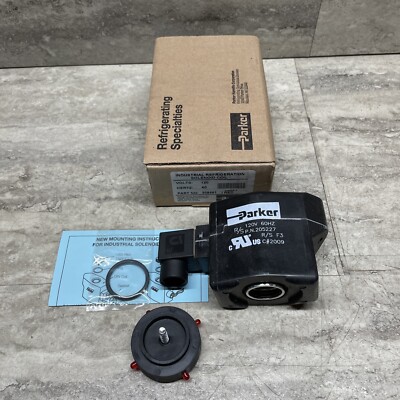 Parker R/S 208561 Refrigeration Solenoid Coil 120VAC, 205227 Coil W ...