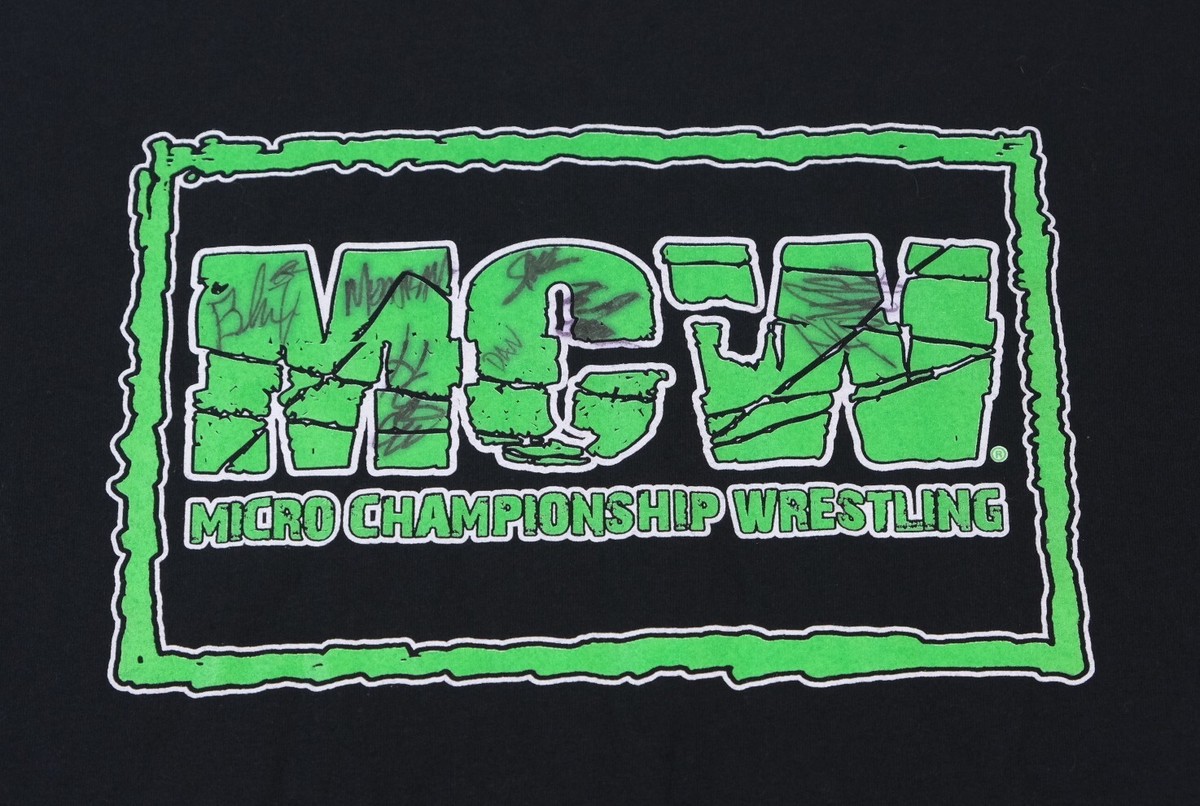Micro Championship Wrestling Logo 2024 AEW Pro Wrestling Tees Micro
