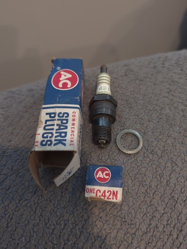 (1) AC Delco Spark Plug commercial C42N NOS made in usa px1 | eBay