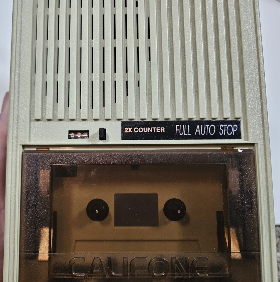 Califone 3130AV Portable Classroom Cassette Player Recorder 500 ...