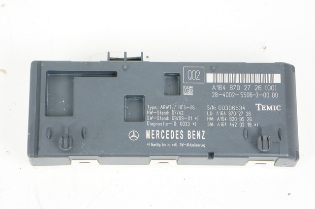 MERCEDES Liftgate Door Control Module 1648702726 Rf0716 for sale online ...