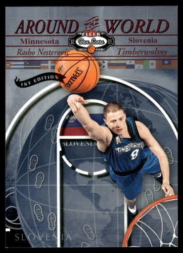 2002-03 Fleer Box Score First Rasho Nesterovic 098/100 Minnesota ...