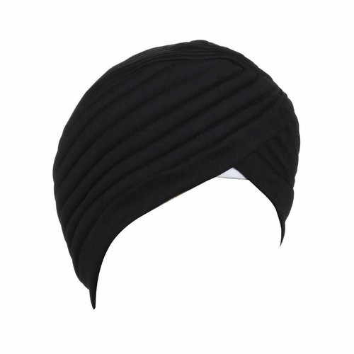 Punjabi Traditional Readymade Turban Headwear Cap Pagdi Unisex Black ...
