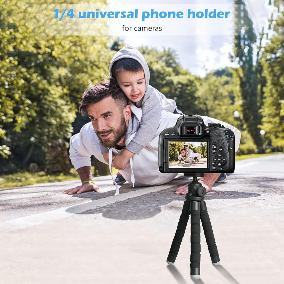 Phone Tripod, Portable and Flexible Tripods with Wireless Remote and Clip, Ce... | eBay