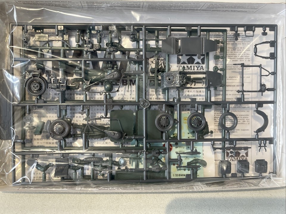 Tamiya 35016 WWII German BMW R75 Motorcycle With Sidecar 1/35 Scale ...