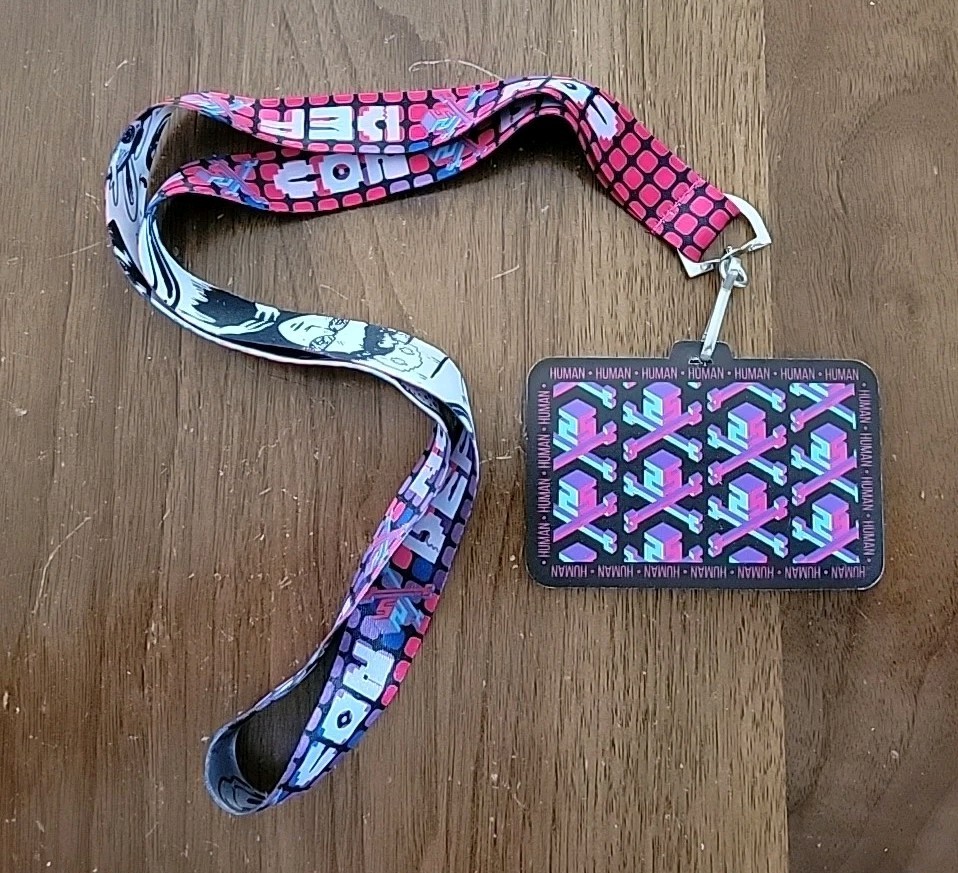 Def Con 25 Human badge + lanyard | eBay