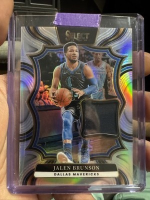 2024-25 Panini Select Jalen Brunson TM-BRU Silver | eBay