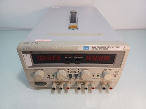 GW Instek GPC-3060D 3-1/2 Digit Triple Output 30V/12A DC Power Supply ...
