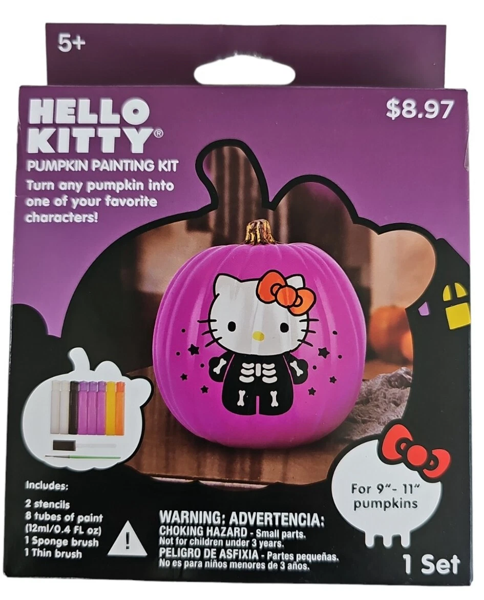 Hello Kitty Painted Pumpkin