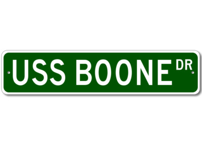 USS BOONE FFG 28 Ship Navy Sailor Metal Street Sign - Aluminum | eBay