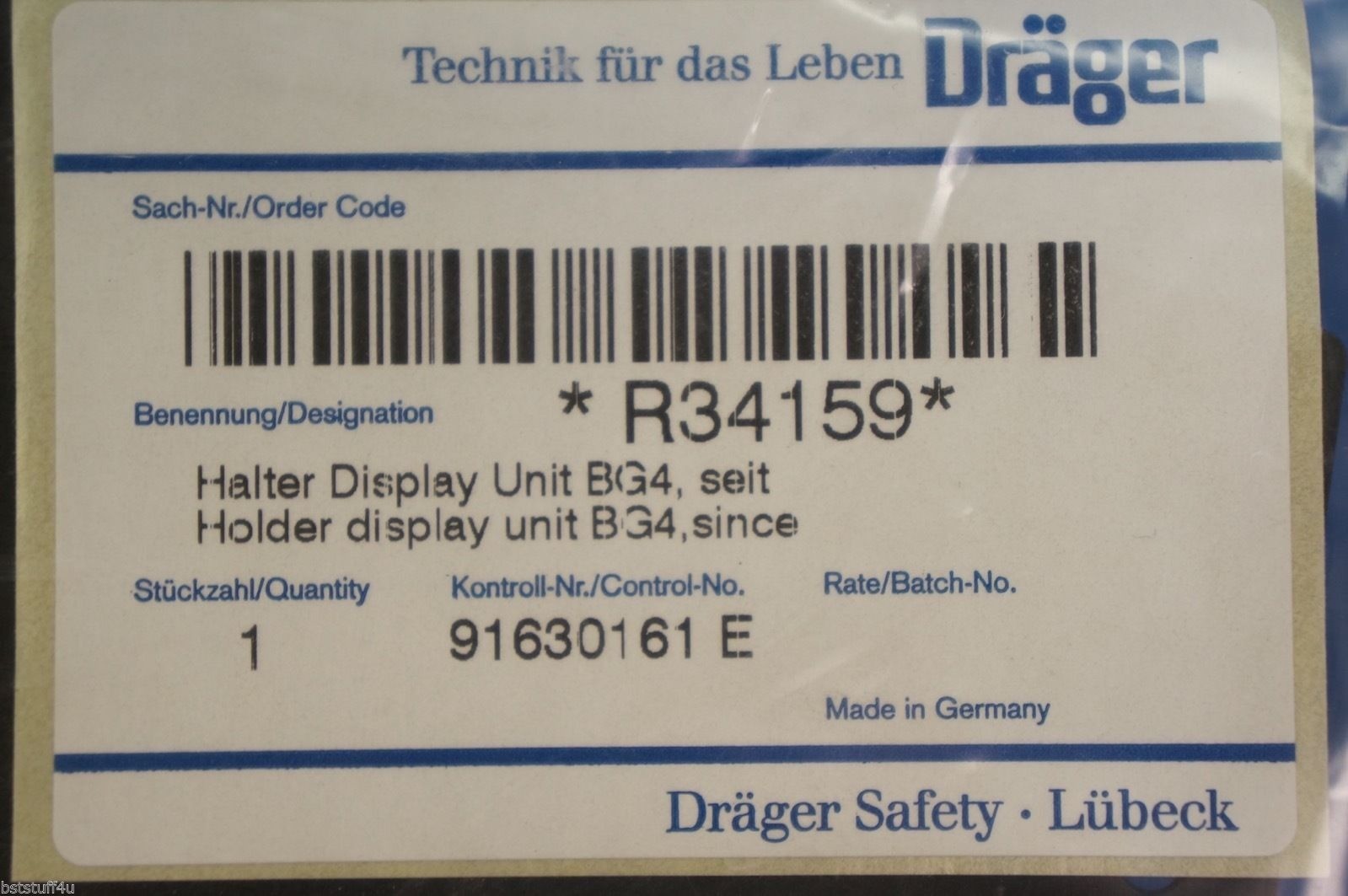Drager Bg4 Rebreather Closed Circuit Breathing Apparatus Mining Rescue ...