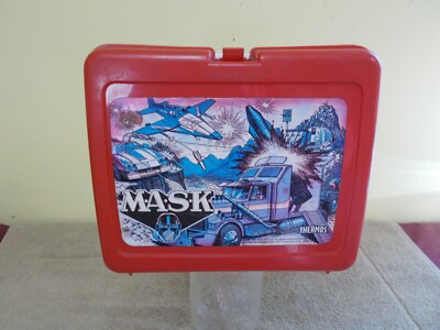 VINTAGE 1985 MASK PLASTIC LUNCH BOX WITH OUT THERMOS | eBay