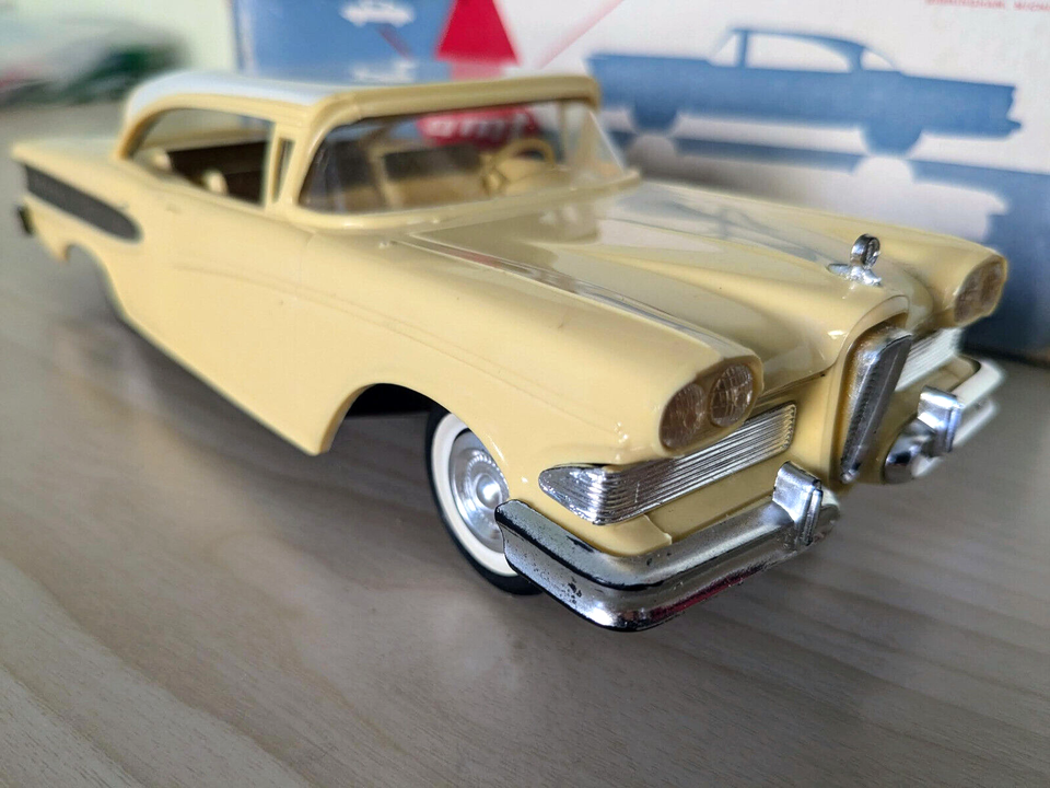 L@@K! ORIGINAL VINTAGE AMT 1958 FORD EDSEL HT PROMO MODEL WITH *BOX ...