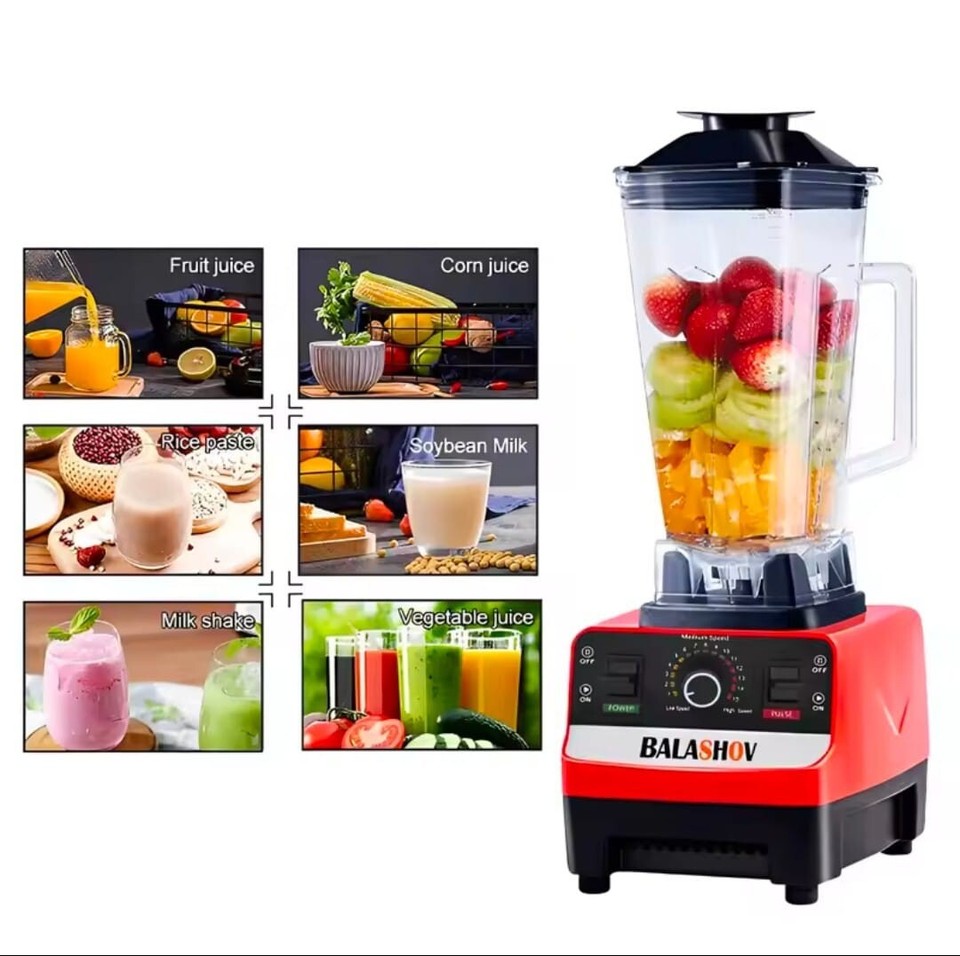 Heavy Duty Commercial Blender Mixer Smoothie Juicer Ice Crusher BPA ...