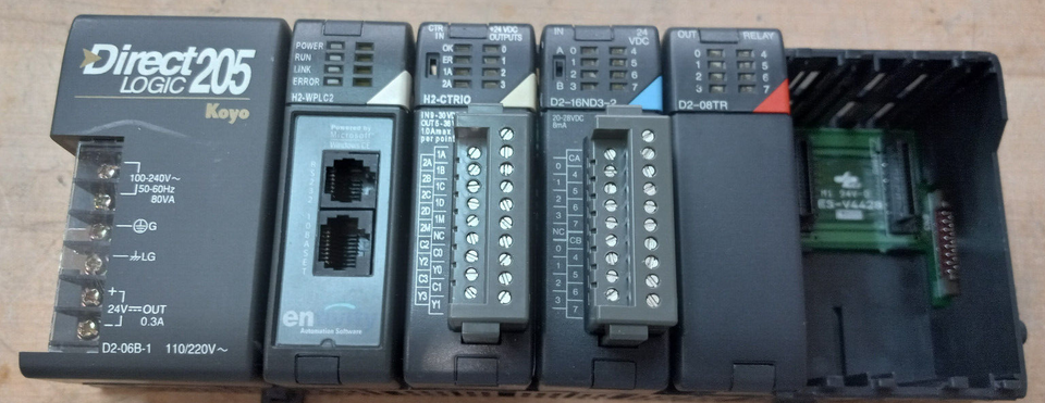 Direct Logic Automation Direct 205 KOYO, H2-WPLC2, H2-CTRIO, D2-16ND3-2 ...