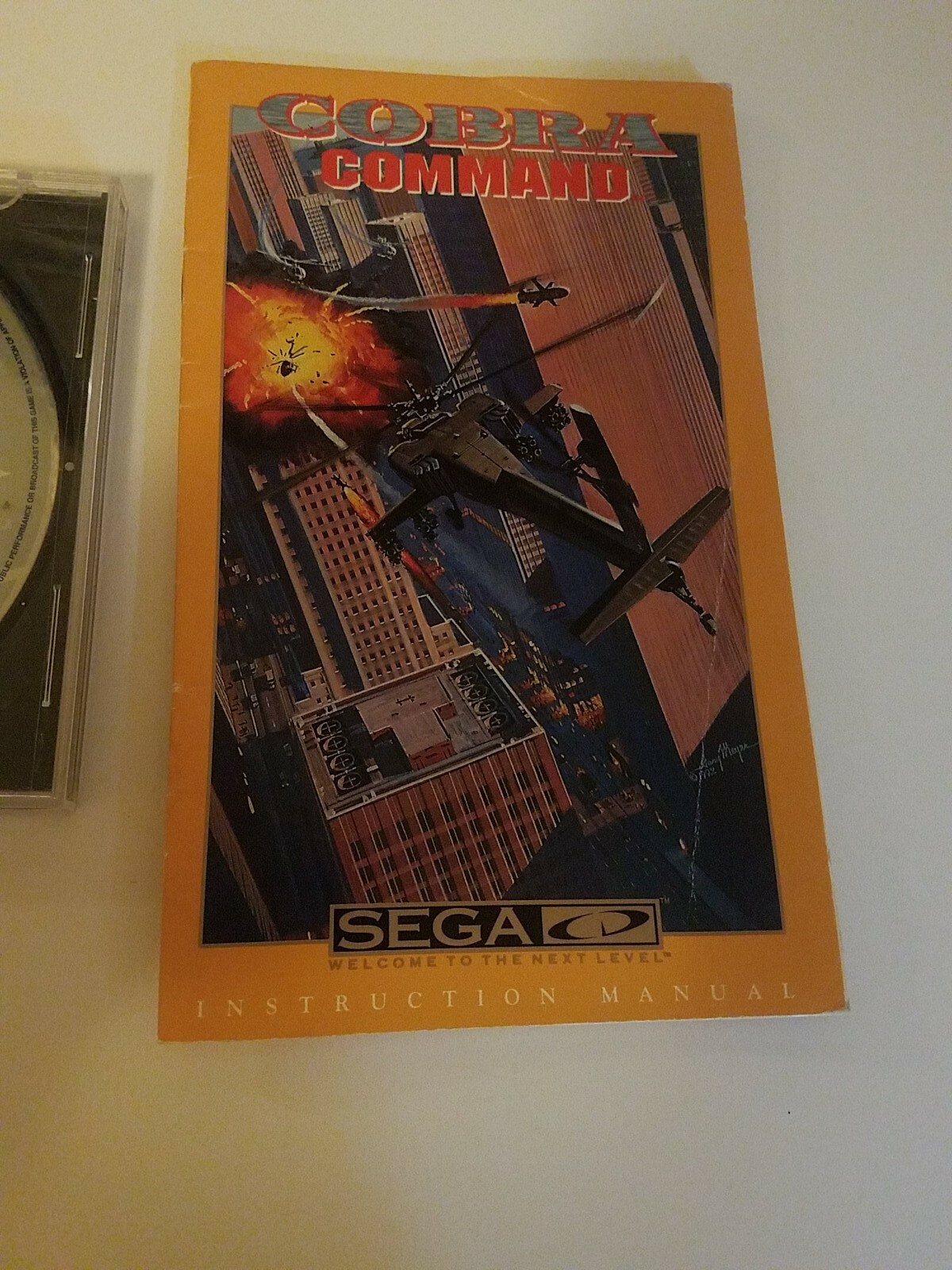 Cobra Command (Sega CD, 1992) Disc & Manual Only With Reg Card & Case ...