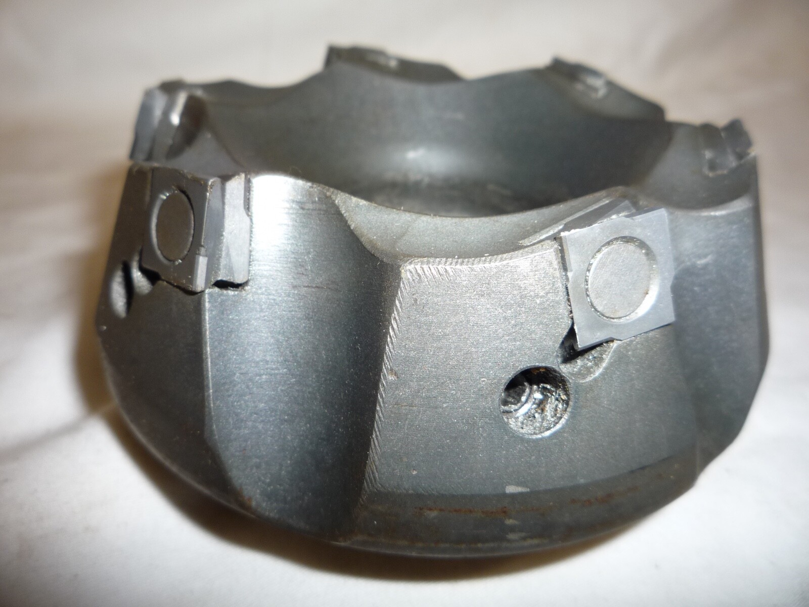 80mm Shell Face Mill with Six Carbide Inserts - 27mm Arbor | eBay UK