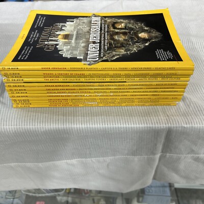 National Geographic Magazine 2019 All 12 issues -Complete Year 2019 Lot ...