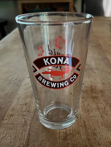 Kona Brewing Co. Beer Pint Glass "Liquid Aloha" | eBay
