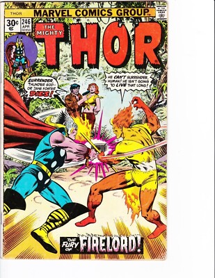 Thor #246, VG 4.0, 30 Cent Price Variant; Marvel Value Stamp Intact | eBay