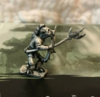 kobold dogman canine soldier miniature d&d mini fig spear halberd ...