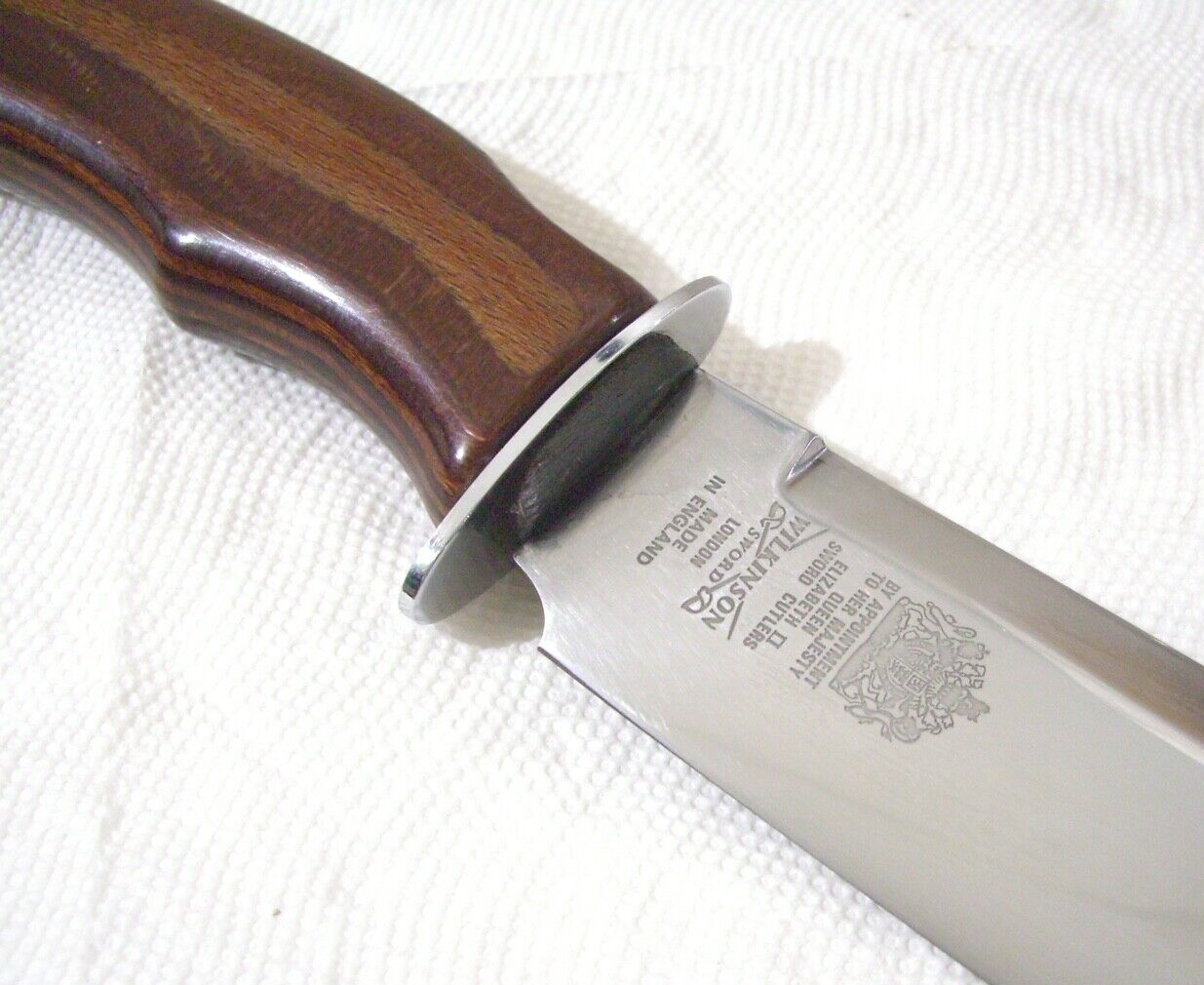 RARE VINTAGE FIGHTING COMBAT KNIFE & SHEATH Survival Bowie WILKINSON ...