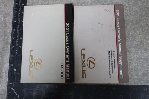Lexus RX300 Owners Manual 2001 Book Set 01 Free Shipping OM702 | eBay