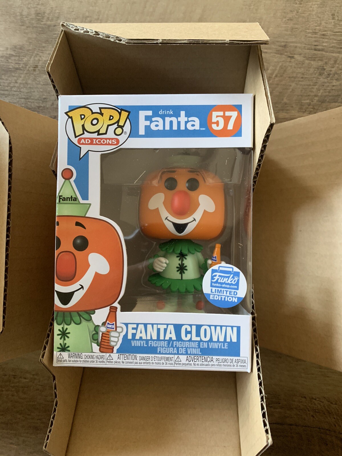 Funko Pop! Ad Icons #57 Fanta Clown Funko Shop Exclusive Limited ...
