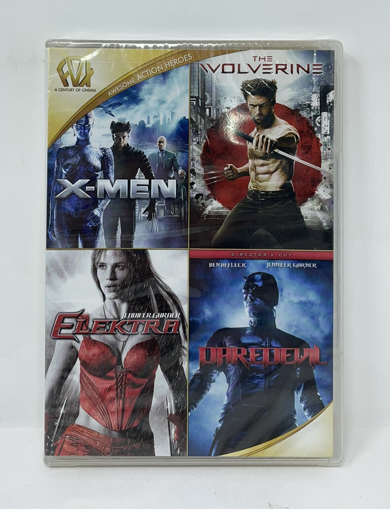 X-Men/The Wolverine/Elektra (DVD, 2015, 4-Disc Set, Directors Cut ...