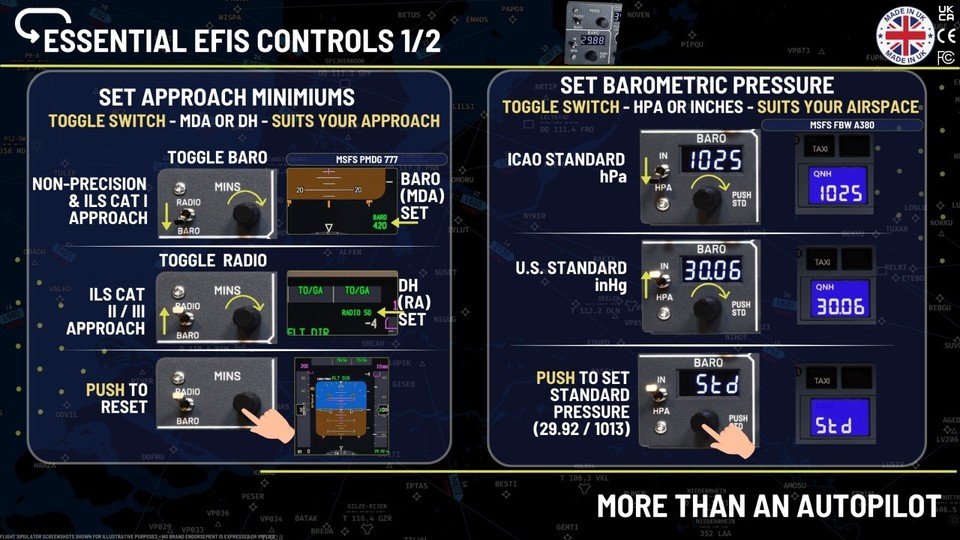Universal Autopilot MCP with EFIS Controls - Professional Flight Sim ...