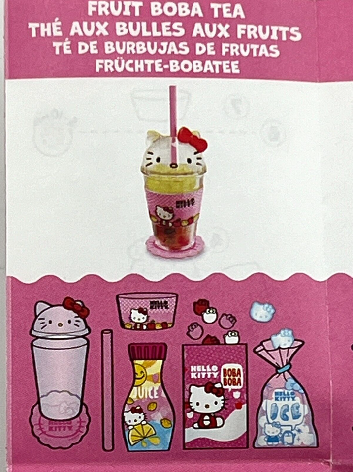 NEW MGA Miniverse Make It Mini Food Hello Kitty Series 1 Fruit Boba Tea ...