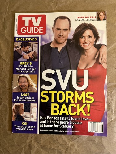 TV Guide Magazine April 21-27, 2008 SVU Storms Back | eBay